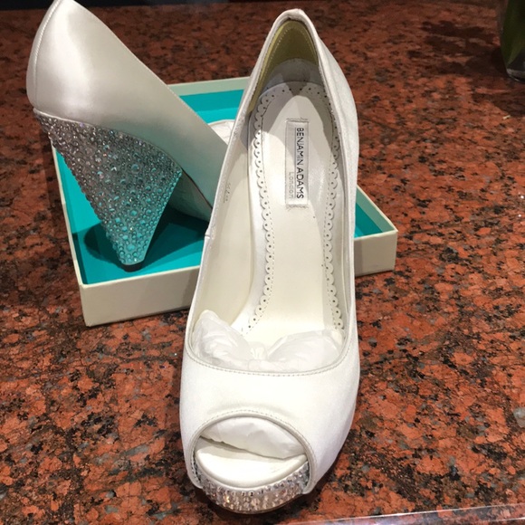 Shoes | Benjamin Adams Rhiana Ivory Duchesse Silk Shoes | Poshmark